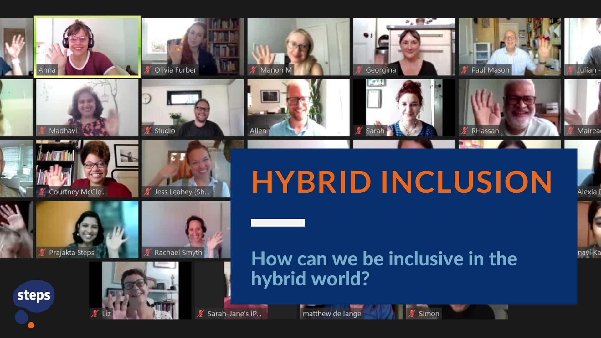 Inclusion In The Hybrid World | Steps